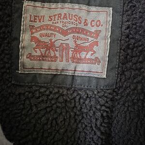 Levi's | Jackets & Coats | Levis Black Military Field Jacket With Hood ...
